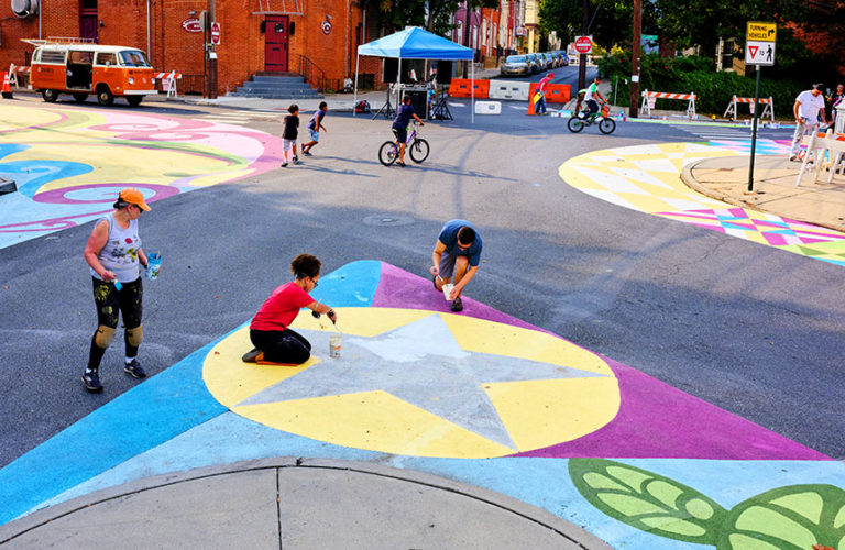 An Artful Intersection: The Bloomberg Asphalt Art Initiative - Two Dudes